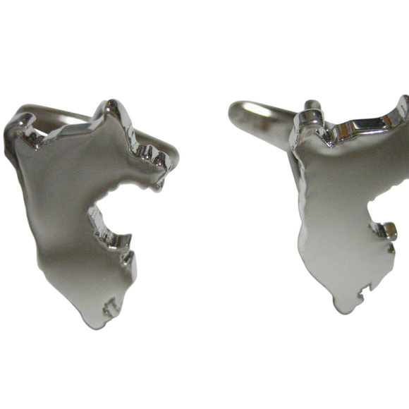 Kiola Designs | Accessories | Peru Map Shape Cufflinks | Poshmark
